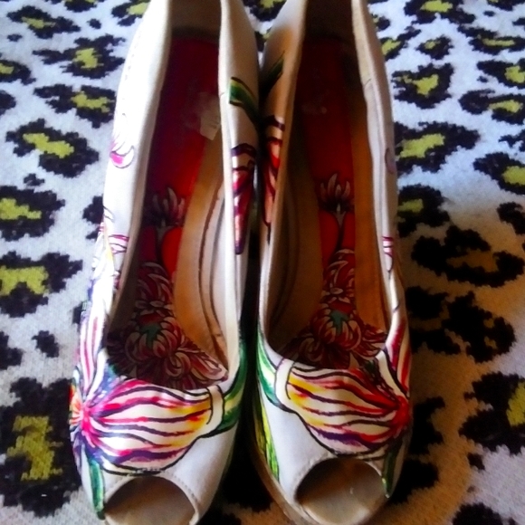 Ed Hardy | Shoes | Vintage Ed Hardy Wedges Sz 6 | Poshmark